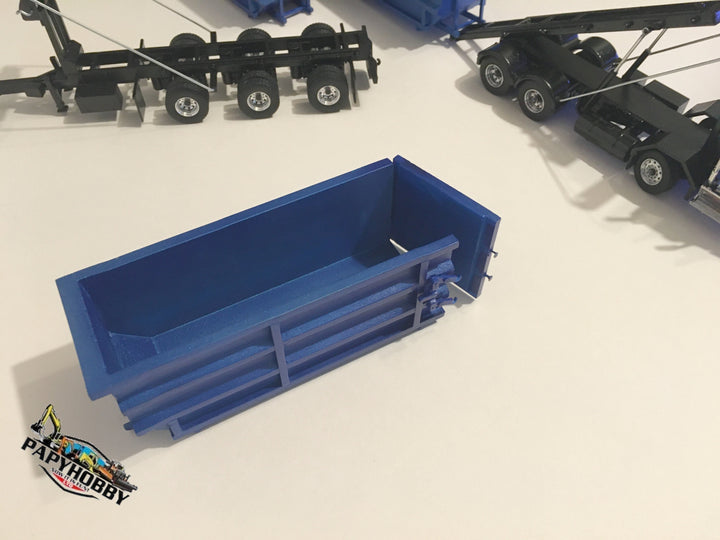 Peterbilt 1/50 - Peterbilt 12 Wheels Roll-off Truck W/ – PAPYHOBBY ...