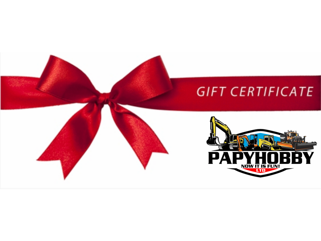 Papyhobby Egift Card Certificate – PAPYHOBBY - Now it is FUN!